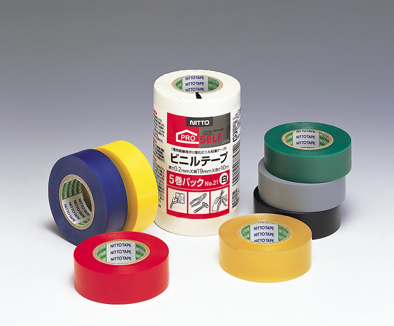 PVC Adhesive Tape NO. 21 , 5 Rolls | Product Information | Nitoms, Inc.